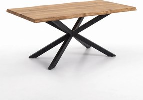 Stůl PORTO, 1800 x 900 mm, dub masiv s nepravidelnou hranou