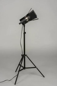 Stojací designová industriální lampa Cinema Logic Black