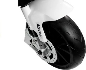 LEAN CARS Elektrická motorka pro děti BMW S1000RR černá tříkolová