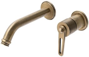 Sapho - Umyvadlová baterie pod omítku, 2-otvorová instalace, s tělesem, bronz BB018/18