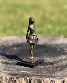 Bronzová socha malá soška - Tanečnice baletka Degas