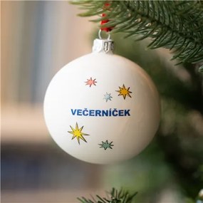 Skleněná ozdoba – Večerníček s novinami