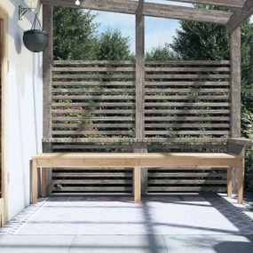 vidaXL 2místná zahradní lavice bílá 203,5x44x45 cm masivní borovice [824018] Barva: Přírodní douglaska