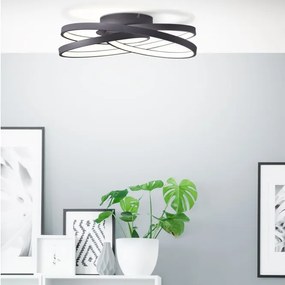 Brilliant G96894/06  Stropní LED svítidlo LABYRINTH černé