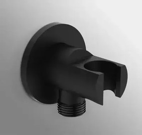 Ideal Standard Idealrain - Držák sprchy s přípojkou | černá