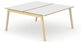 NARBUTAS - Dvoumístný pracovní stůl NOVA WOOD lamino 180x164 cm