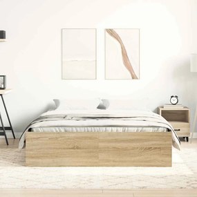 Rám postele dub sonoma 120 x 190 cm Small Double 3203896