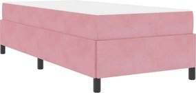 Rám postele Růžová 80 x 200 cm textil 3399029