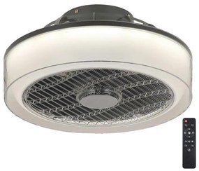 Rabalux - LED Stmívatelné stropní svítidlo s ventilátorem LED/30W/230V + DO