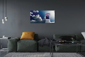 Obrazy na plátně Sky schody eye 140x70 cm