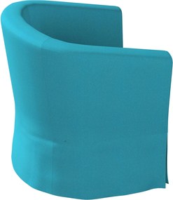 Potah na křeslo IKEA Ektorp Tullsta barva modrá látka pletený vzor