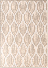 Kusový koberec Duet Liora 106247 Beige/White - na von aj na doma, 120x170, béžová, chodba / predsieň, NORTHRUGS