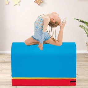 Costway Poštovní gymnastická podložka gymnastická voltiž box s odnímatelnou