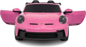 Elektrické autíčko Porsche 911 GT3 STRONG MP4 růžové