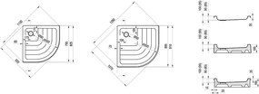Ravak RONDA PU 90 x 90 cm A207001120 sprchová vanička