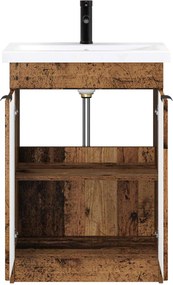 Sada koupelnového nábytku Staré dřevo 56 x 37,5 x 81 cm 3404152