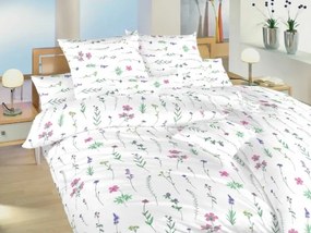 DADKA Povlečení krep Herbal starorůžový 140x200, 70x90 cm