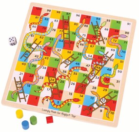 Bigjigs Toys Hadi a žebříky 2
