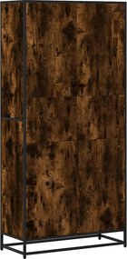 Knihovna kouřový dub 80,5 x 35 x 170,5 cm kompozitní dřevo 3300857