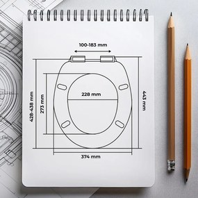 AWD WC prkénko Duroplast Soft Close