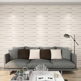 vidaXL 12 ks Nástěnné panely 3D 0,5 x 0,5 m 3 m²