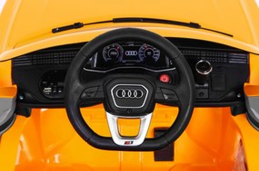 Ramiz Elektrické autíčko Audi Q8 Lift dětské SUV žluté + dálkové ovládání