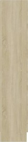 vidaXL Prosklená skříň 82,5 x 30,5 x 150 cm dřevotříska [802762] Barva: Betonová šedá