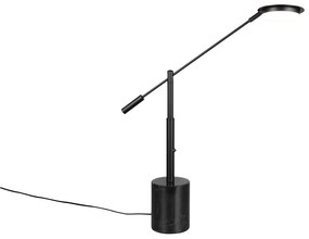 Černá LED stolní lampa (výška 65 cm) Fiore – Trio Select