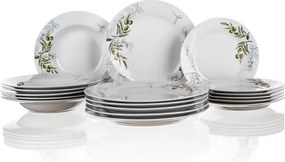 Banquet Porcelánová sada talířů OLIVES 18 ks