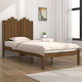 Rám postele medově hnědý masivní borovice 100 x 200 cm,  3103771
