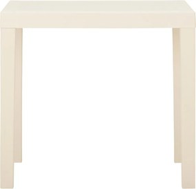 Zahradní stůl bílý 79 x 65 x 72 cm plast 315844