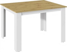 Casarredo - Komfort nábytek Jídelní stůl MANGA 120x80 artisan/bílá