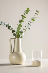 Váza Lane, béžová, 15x15x22