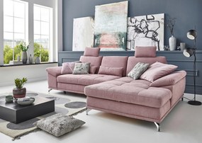 XXXLutz ROHOVÁ SEDAČKA, textil, šeříková Sit & More - Sedací soupravy - 000144005513