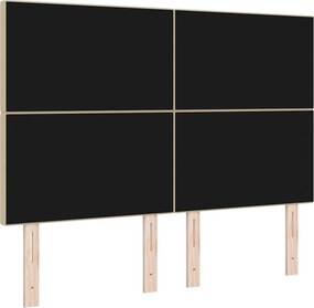 Čelo postele Světle zelená šedá 160 cm Žebrovaná látka 3337731