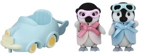 Sylvanian Families Baby tučňáci dvojčata s autíčkem