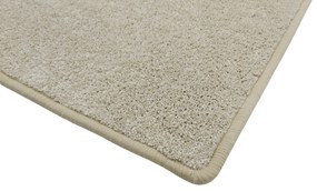 Vopi, Kusový koberec Capri Lux cream čtverec, 80x80, béžová, chodba / předsíň