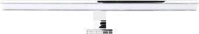 Mereo, Mereo Led koupelnové osvětlení nad zrcadlo, stříbrné, 60 cm, 12 W, 780 lm, 4000 K, IP44, 230 V, MER-CN700G60