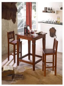 Masivní hnědá barová židle Jodpur
