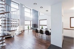 Podhledové LED svítidlo Kanlux ROUNDA V2LED 6W-WW-B teplá bílá 33562