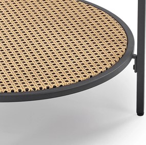 Konferenční stolek Dakota 60 cm hnědý/čirý
