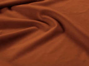 Třímístná pohovka pauline 228 cm samet oranžová MUZZA