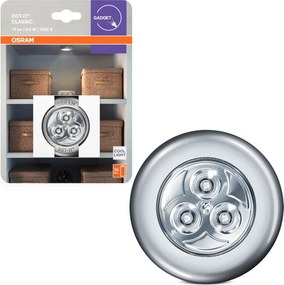 Osram Dotykové LED osvětlení DOT-it Classic 0,23W 7000K, stříbrná, pr. 6,8 cm
