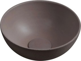 Sapho Small - Umývátko na desku, průměr 26 cm, bez přepadu, tmavě hnědá MR26015