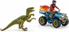 Schleich Dinosaurs 14333 Útěk před Velociraptorem na čtyřkolce / od 4