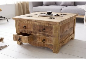 Massive home | Univerzální stolek IRON CRAFT 70 CM masiv mango