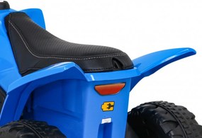 Ramiz Čtyřkolka Honda 250X TRX na baterie modrá + klakson + LED + ekokůže