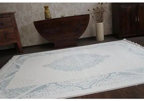 koberec AKRYL MIRADA 5416, střapce, modrý velikost 100x300 cm | krásné koberce cz