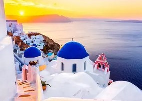 ENJOY Puzzle Východ slunce nad Santorini, Řecko / 1000 dílků / od 14 l