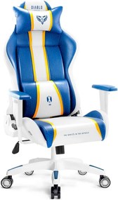 Diablo Chairs - Dětské křeslo Diablo Kids X-One 2.0 Aqua Blue